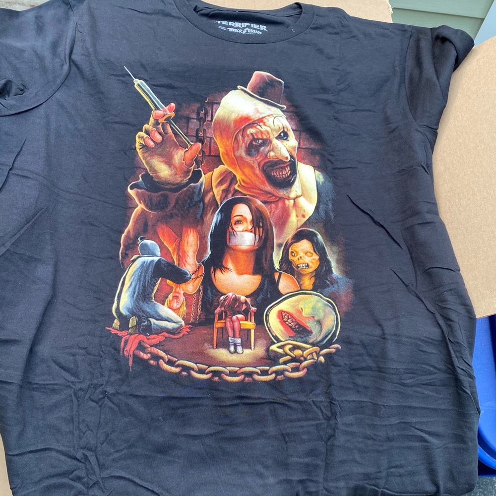 Terrifier Horror Shirt Art The Clown Terror Thread - Gem